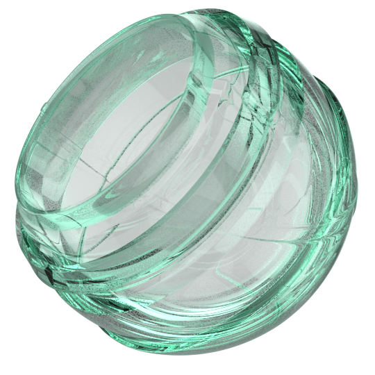 Pulegoso Bottle Glass 05 | FREE 3D glass materials | BlenderKit