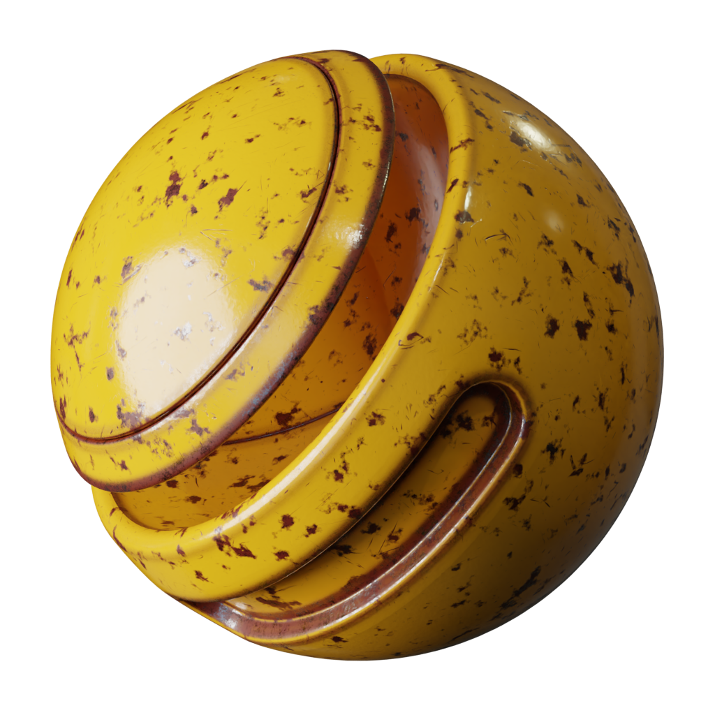 Scratched Edge Worn Tri-Color Paint | FREE organic materials | BlenderKit