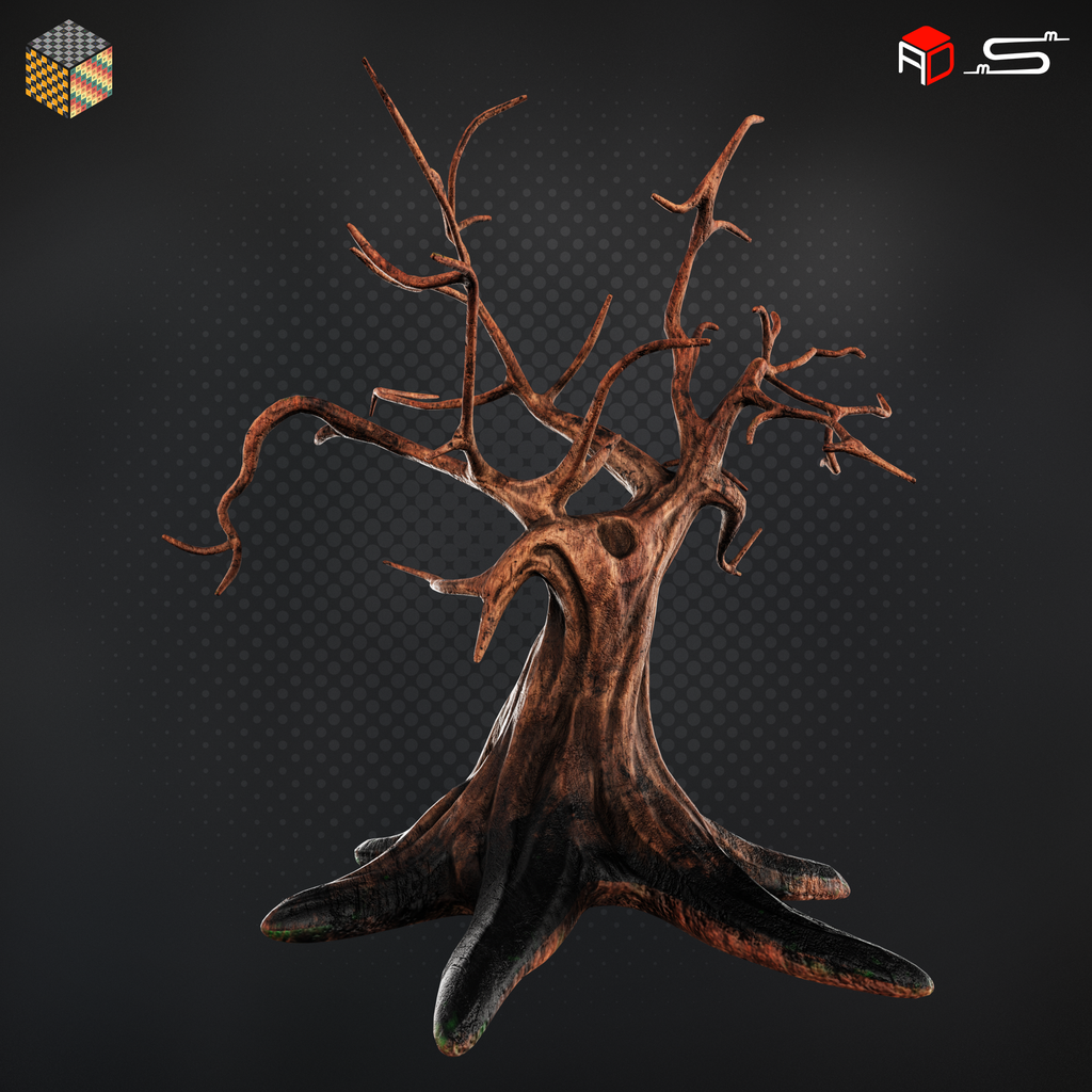 Tree 03 - Halloween Asset Bundle | Trees models | BlenderKit