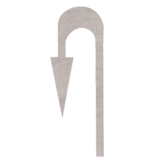 Through And U Turn Arrow Road Marking | FREE asphalt materials | BlenderKit