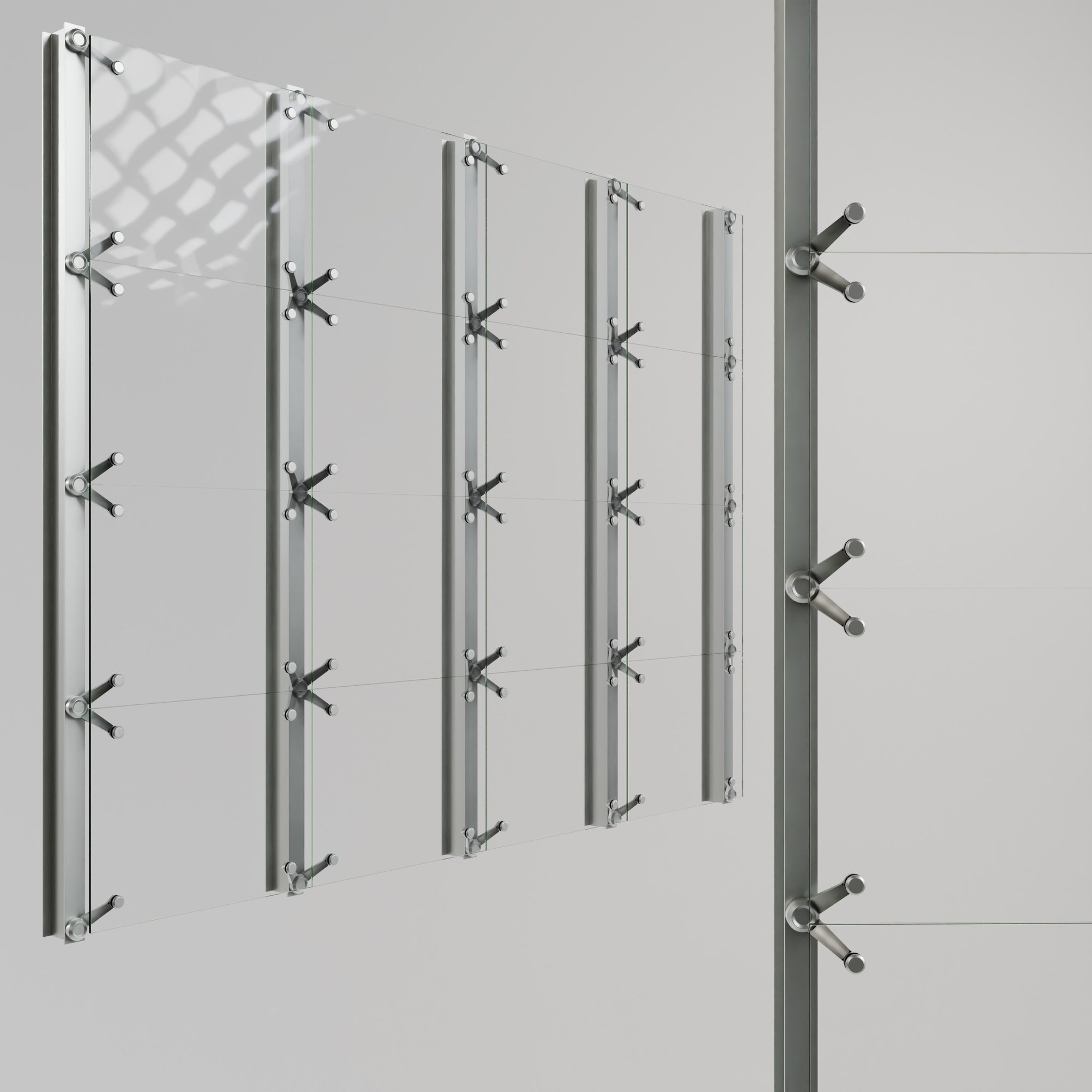 Glass Spider type | Architectural Structures models | BlenderKit