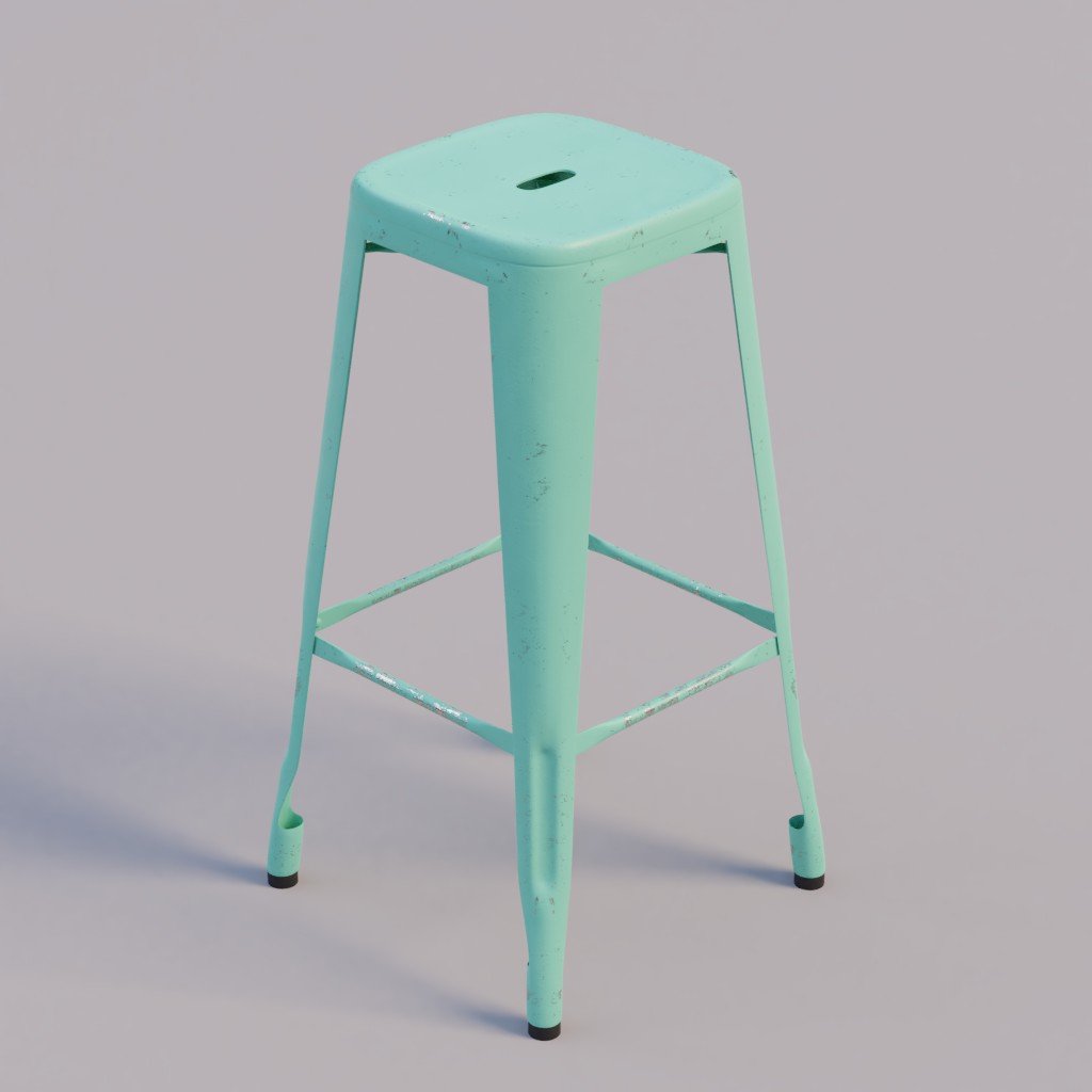 Modern Bar Stool | Bar chairs models | BlenderKit