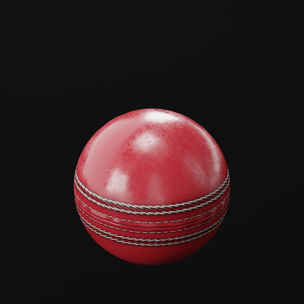 Cricket Ball | Sport models | BlenderKit