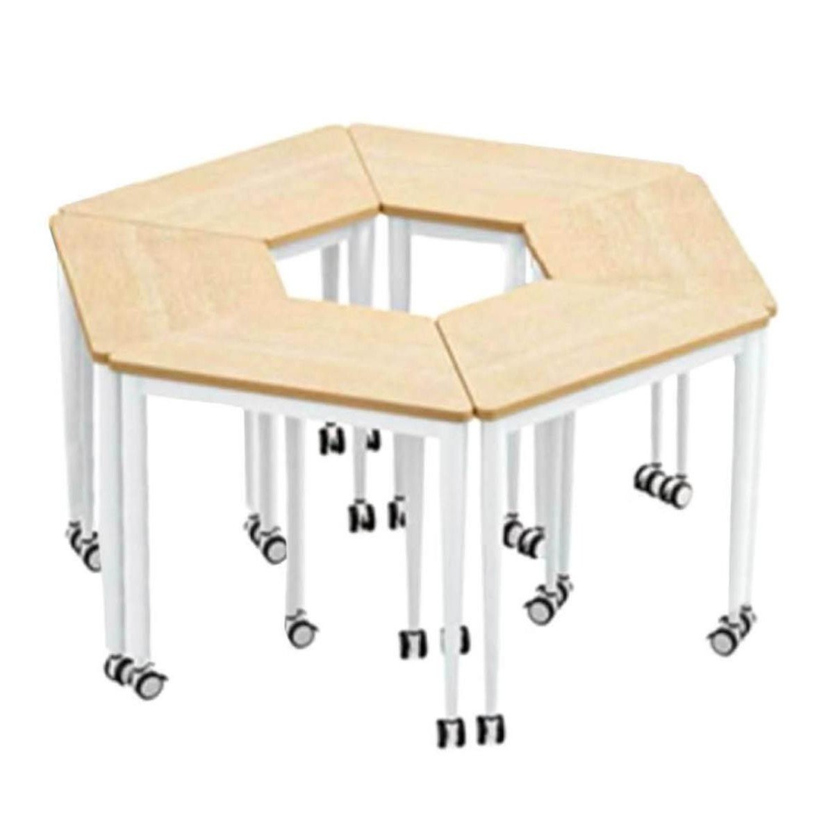 Lewis Seminar Table Trapezium | Office Tables models | BlenderKit