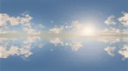 Bright Cloudy Sky | Water Environments HDRis | BlenderKit