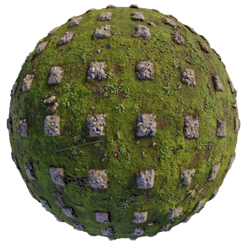 Mossy ground | FREE ground materials | BlenderKit