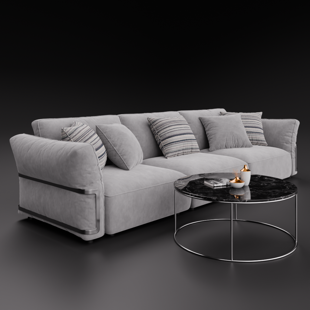 Sofa Luxe | Sofas models | BlenderKit