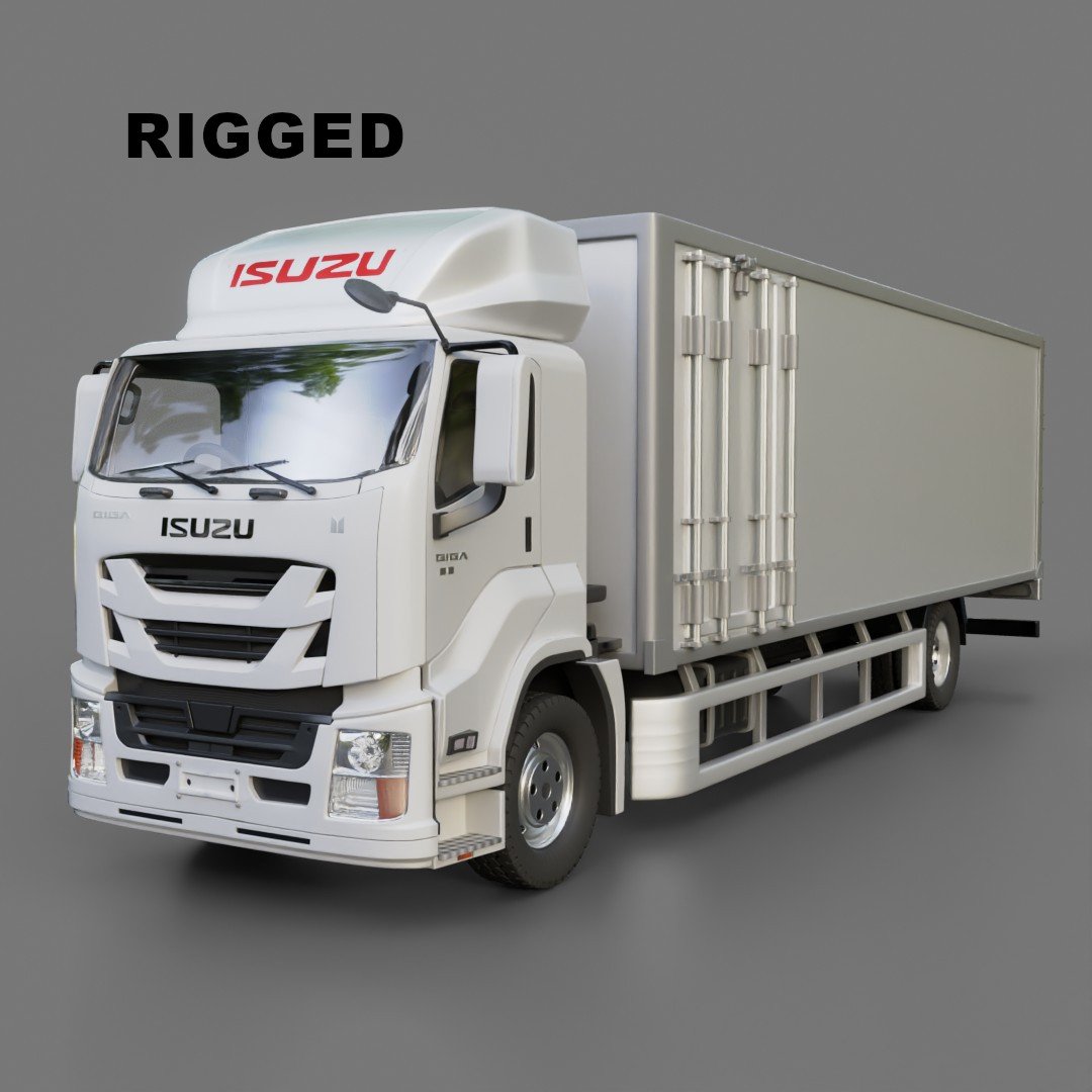 Isuzu Giga Tractor Cargo Truck | Trailers models | BlenderKit