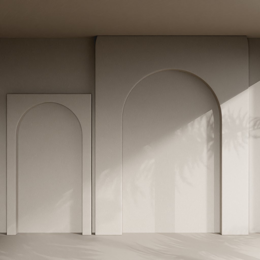 Customisable arch | Stone Panels models | BlenderKit