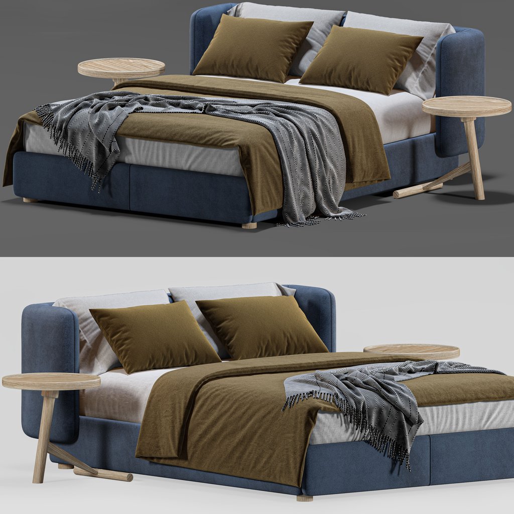 Bed Group | Beds models | BlenderKit