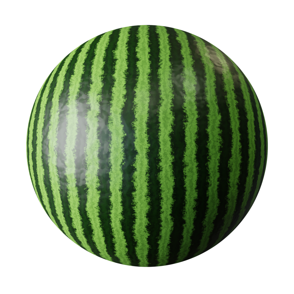 Procedural Watermelon | FREE food materials | BlenderKit