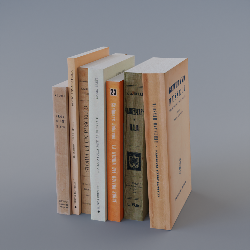 Old books history | Books models | BlenderKit