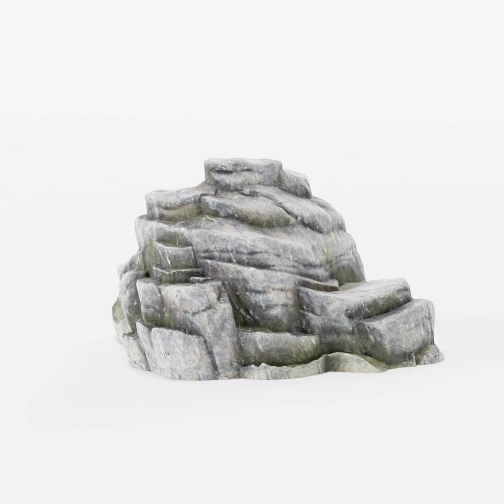 Layered Rock Formation | 3D Terrain models | BlenderKit