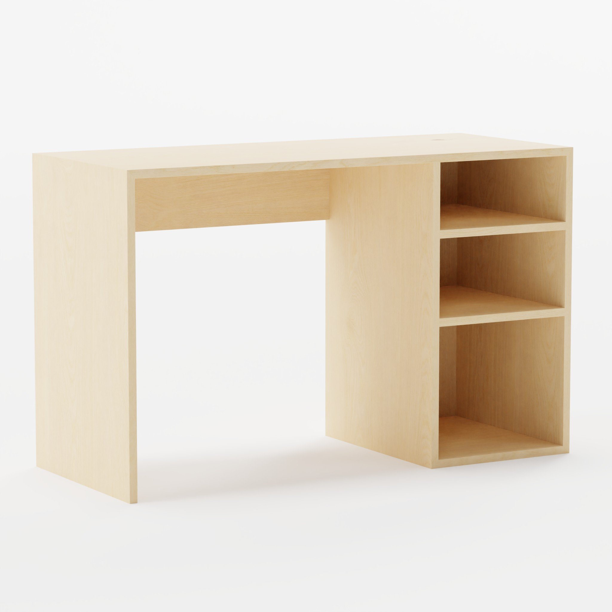 Wodden desk | FREE Desks models | BlenderKit