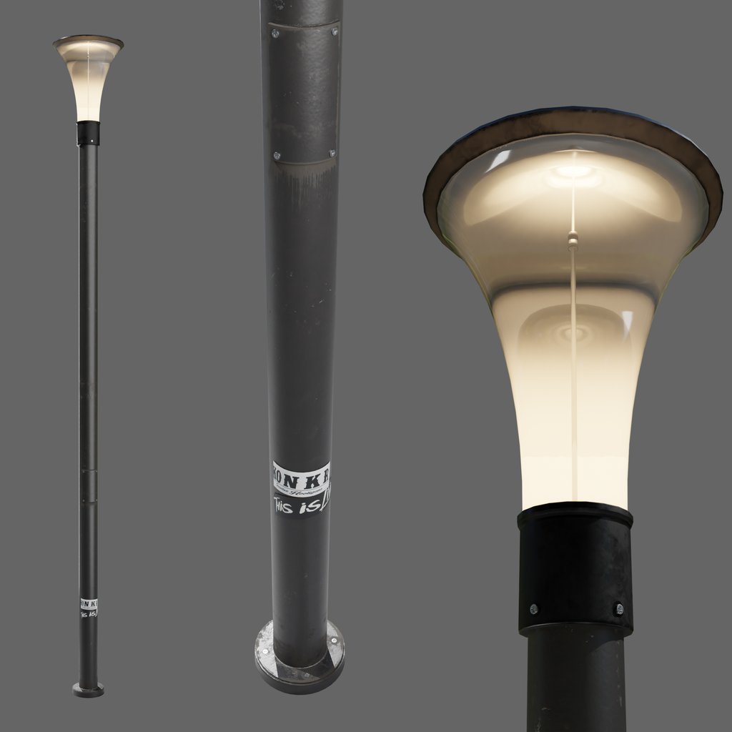 Street light | Urban Environment models | BlenderKit