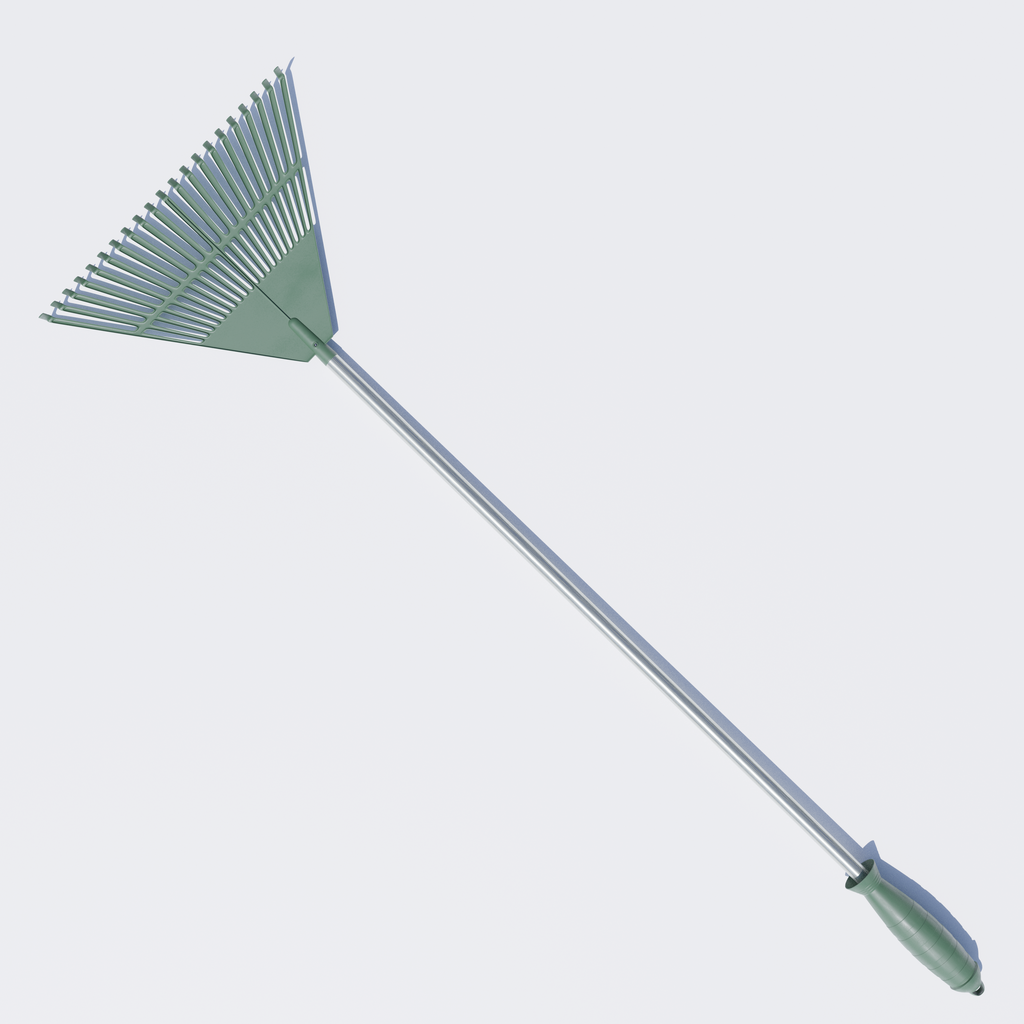 Green Gardening Rake | FREE Hobby Accessories models | BlenderKit