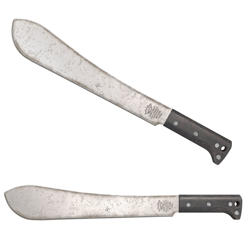 1943 Collins Machete | Historical Weapons models | BlenderKit