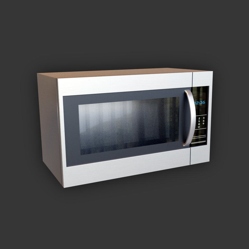BlenderKit | Download the FREE Microwave Oven model