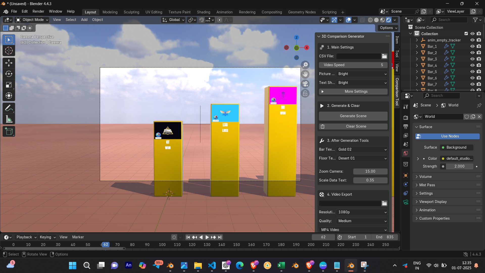 3D Data Comparison Addon | BlenderKit