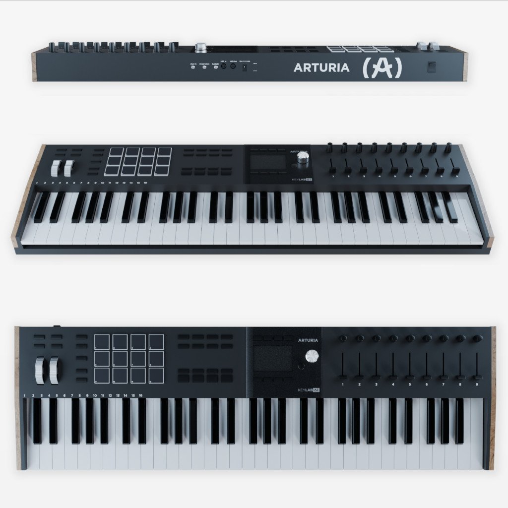 Arturia KeyLab 61 MkIII | Audio Devices models | BlenderKit
