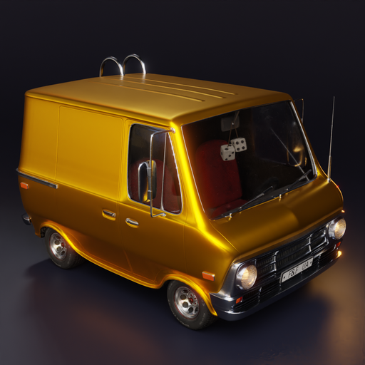 Cute van | Vans models | BlenderKit