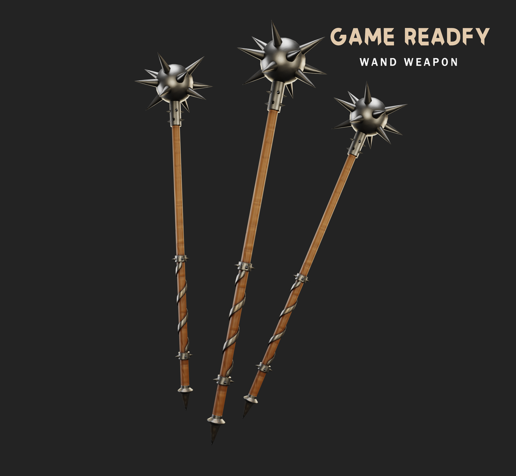 Morning star | Historical Weapons models | BlenderKit