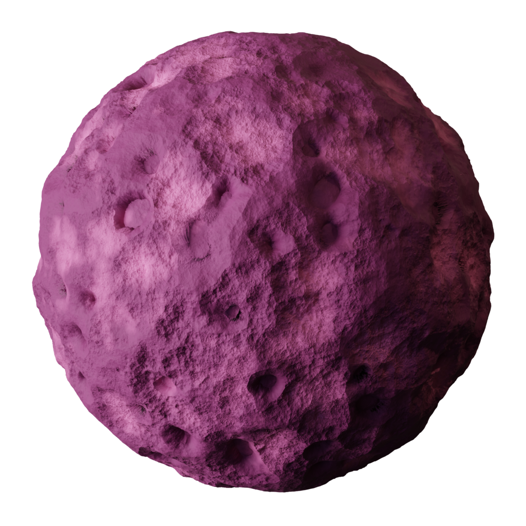 Alien Pink Asteroid | FREE rock materials | BlenderKit