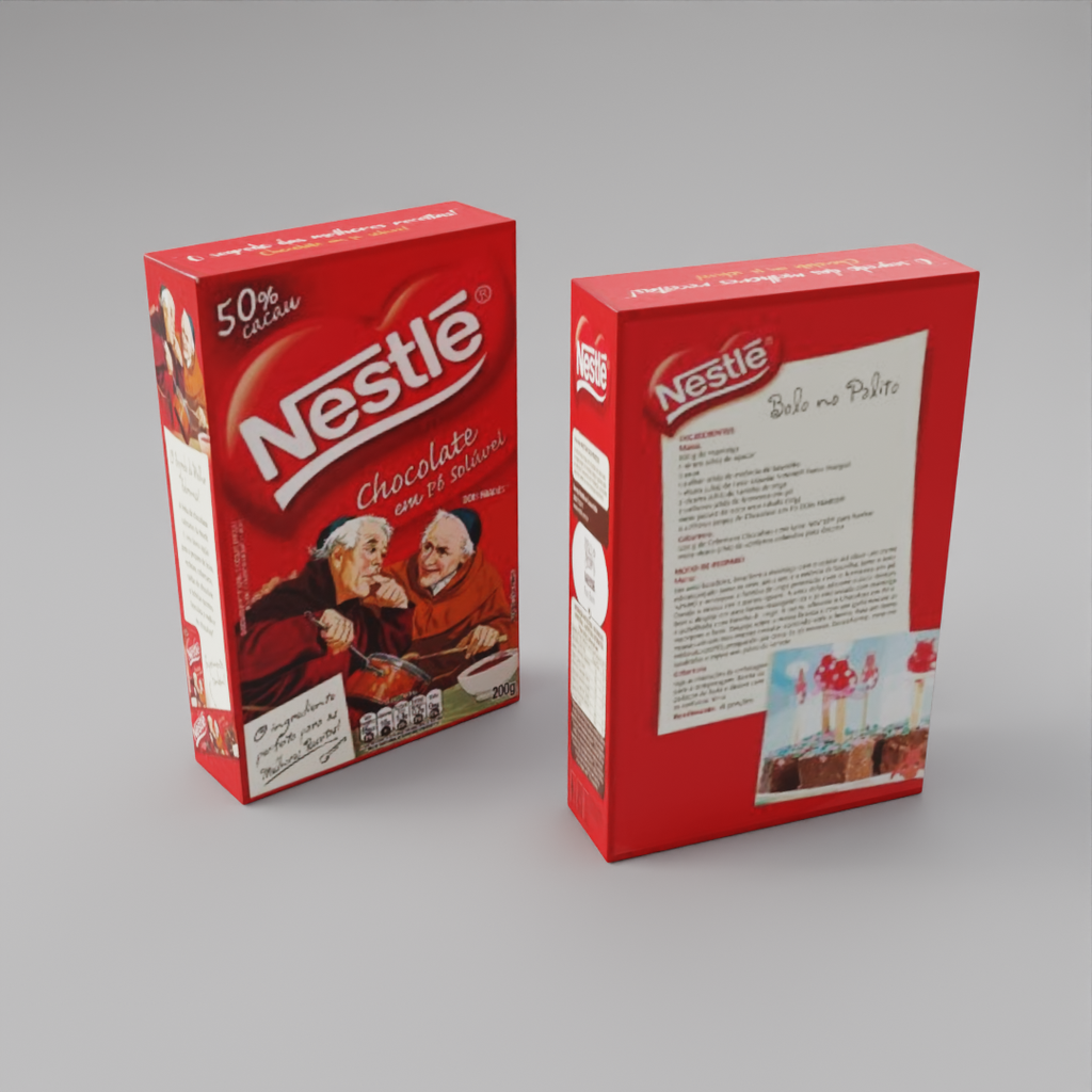 Chocolate Powder Box | FREE Food models | BlenderKit