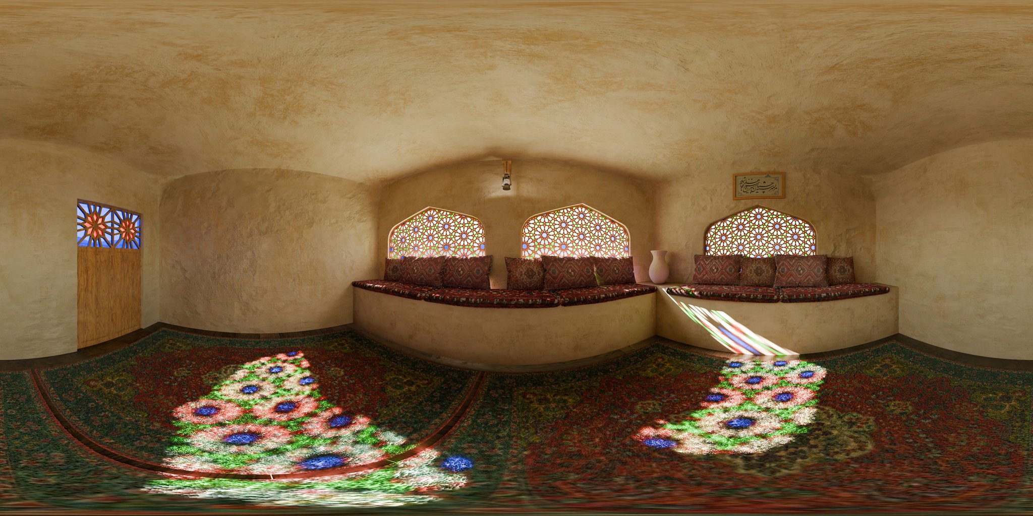 Traditional Middle Eastern Room | Interiors HDRis | BlenderKit