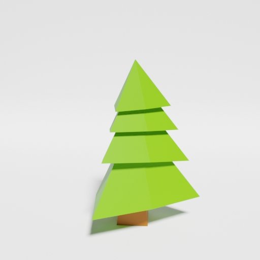 Low Poly Pine | Trees models | BlenderKit