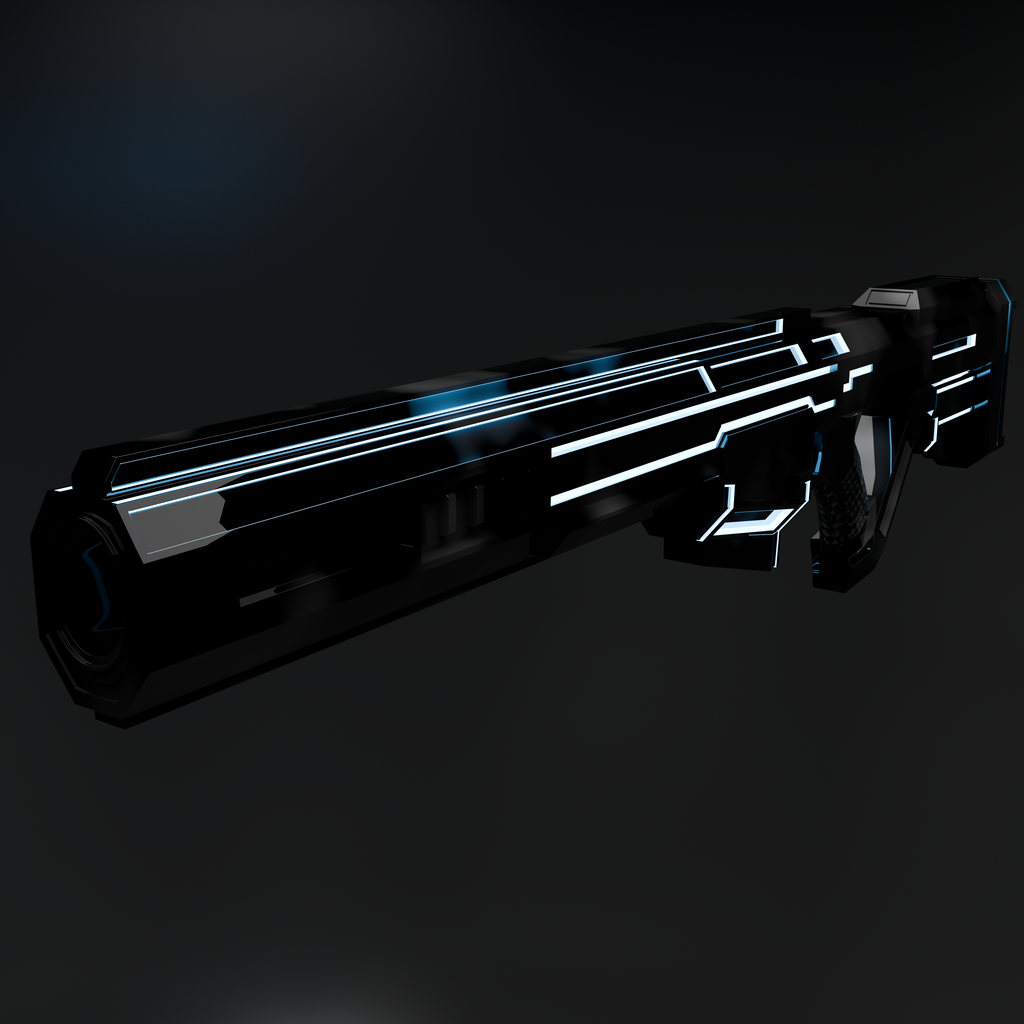 Sci Fi Plasma canon | Sci-Fi Weapons models | BlenderKit