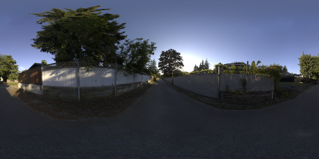 Alleyway in Residential Neighborhood | FREE Urban Elements HDRis ...