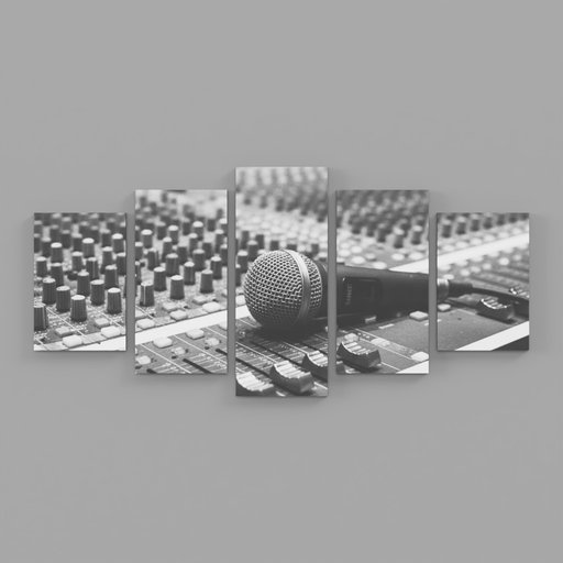 Recording Studio Wall Art | FREE Decorative Pictures models | BlenderKit