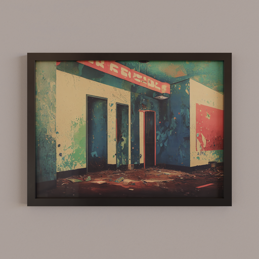 Painting Number 4 | FREE Decorative Pictures models | BlenderKit