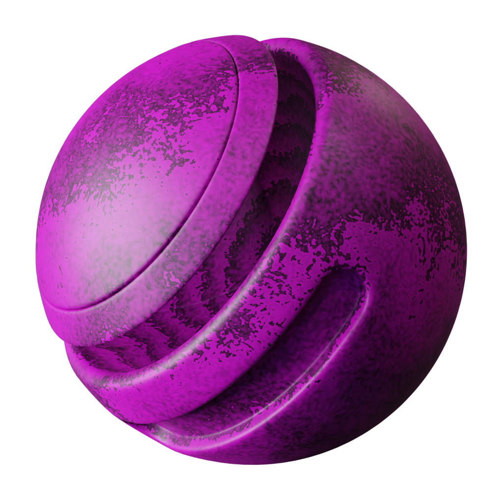Grunge Purple Painted Metal | FREE metal materials | BlenderKit