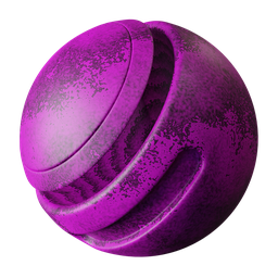 Grunge Purple Painted Metal | FREE metal materials | BlenderKit