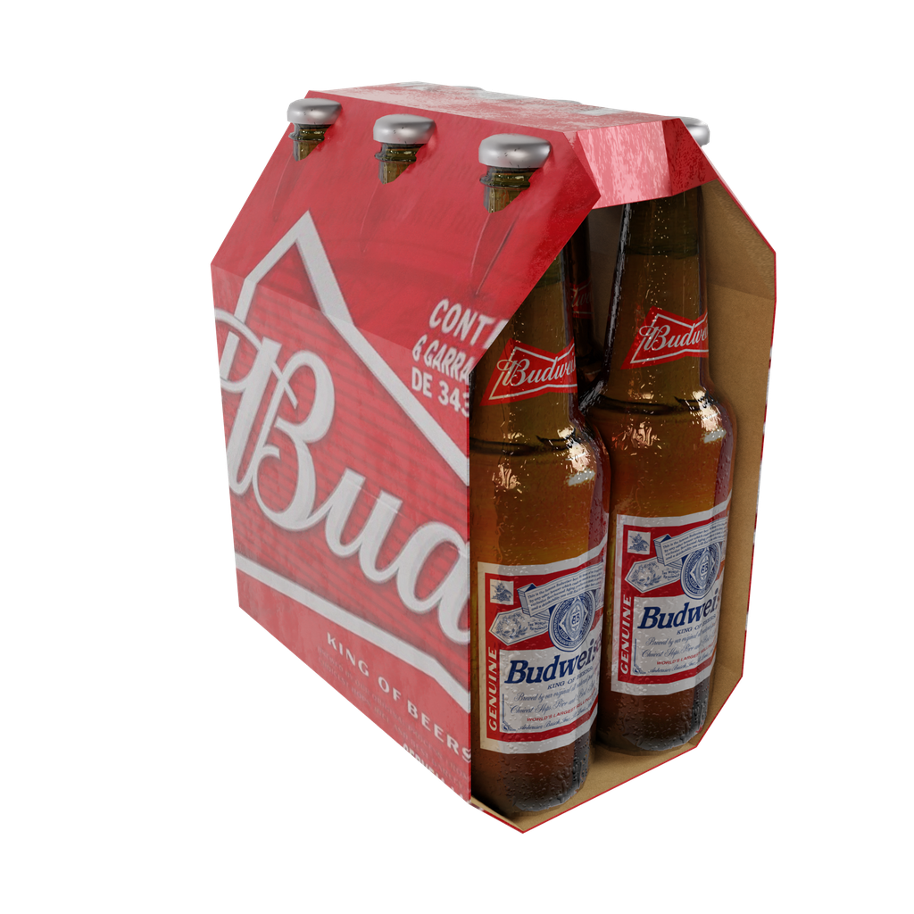 Budweiser Pack | Food / Drinks models | BlenderKit
