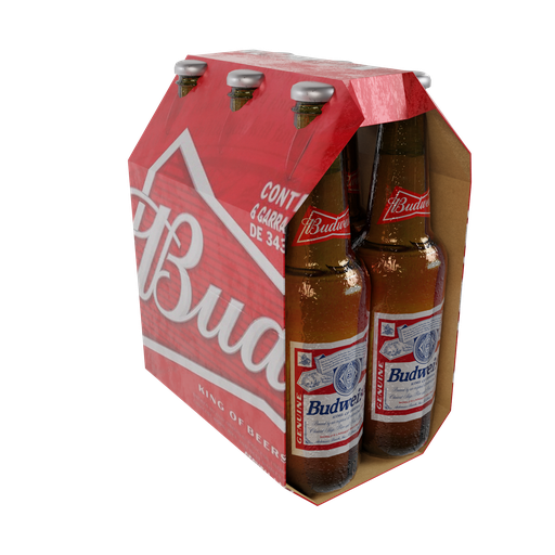 Budweiser Pack | Food / Drinks models | BlenderKit