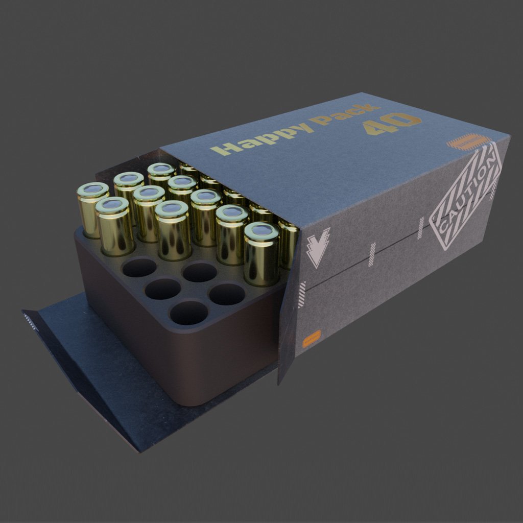 Bullet Box | Military models | BlenderKit