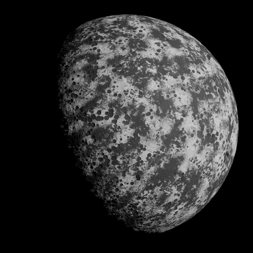 Procedural Moon/Planet Texture | FREE rock materials | BlenderKit