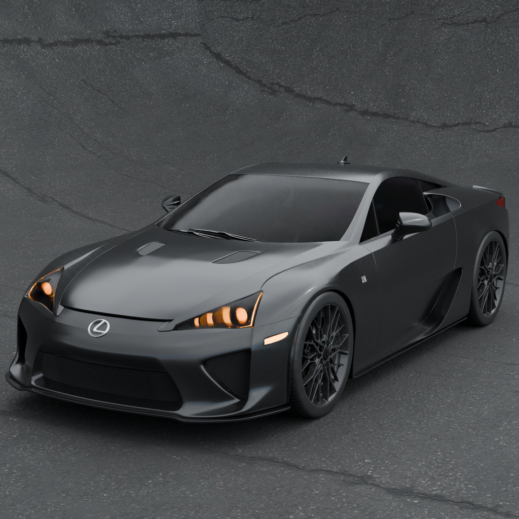 BlenderKit | Download the FREE Lexus LFA model