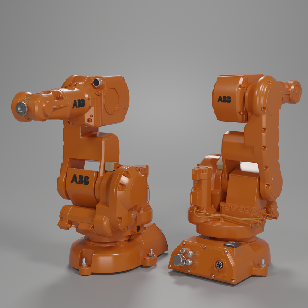 ABB IRB 140 Robot | Industrial Equipment models | BlenderKit