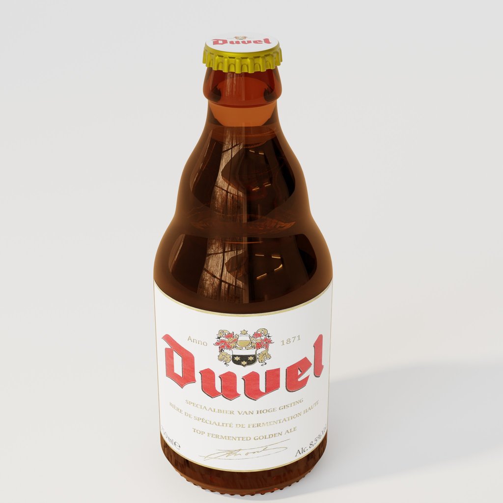 Beer Duvel | Beverages models | BlenderKit
