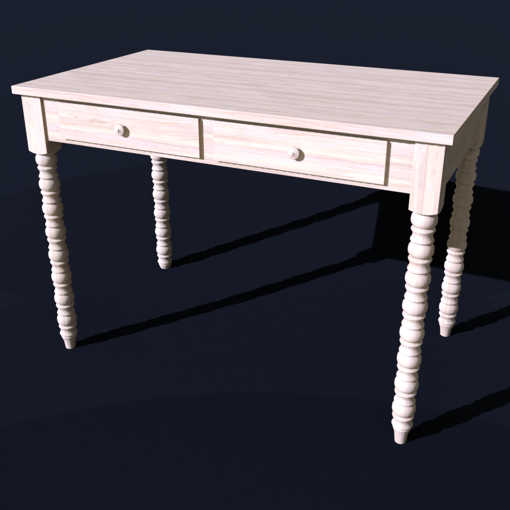 Wooden Table Ornamental | Tables models | BlenderKit