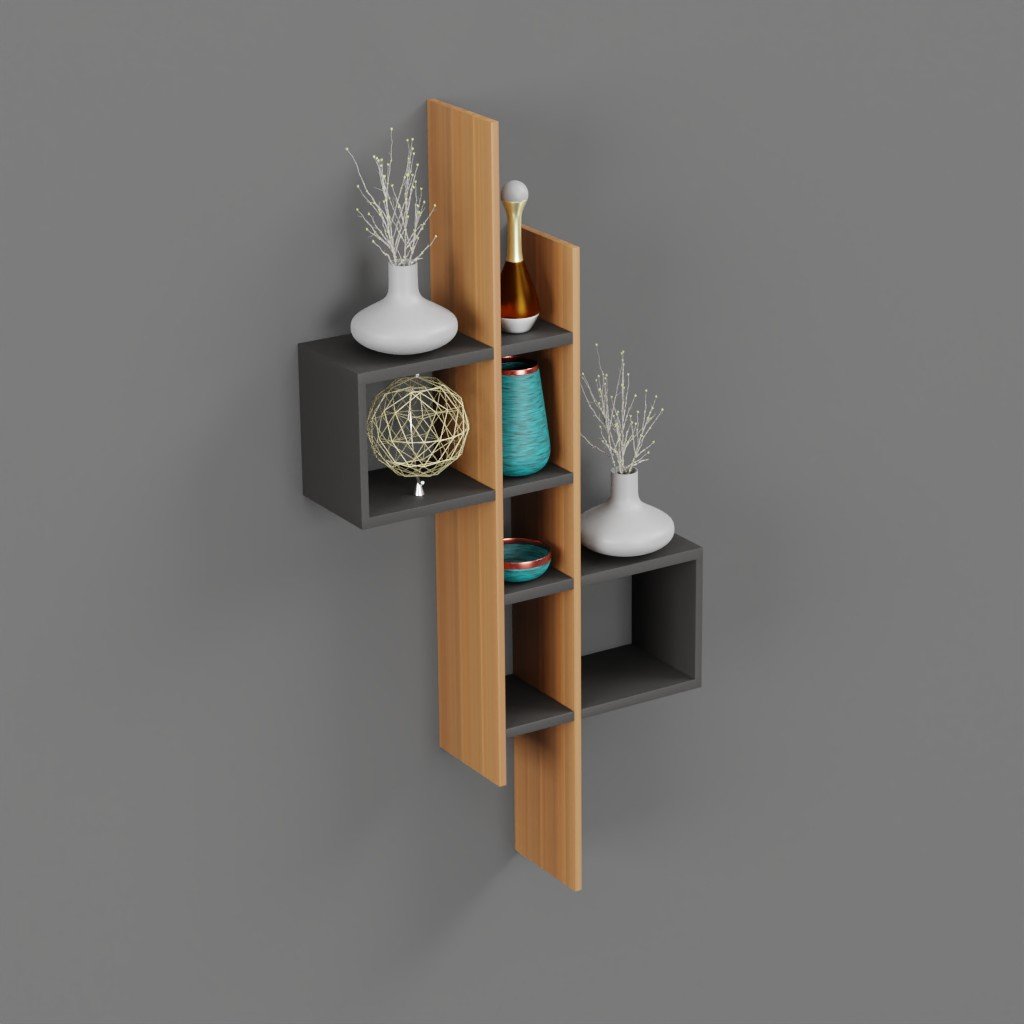 Wall mounted decoration set | Decoration Sets models | BlenderKit