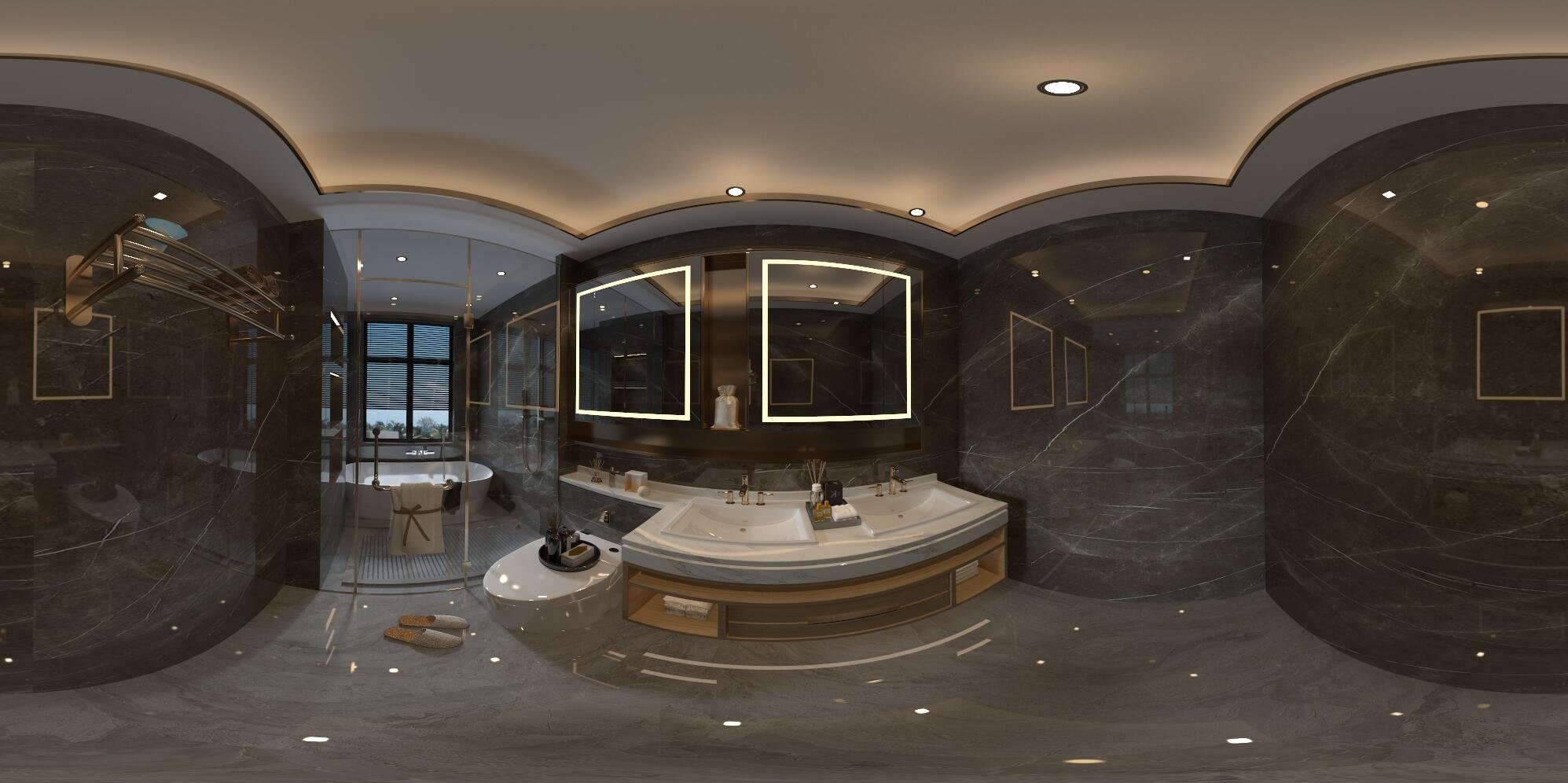 Toilet | Interiors HDRis | BlenderKit