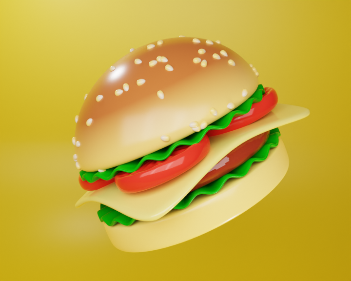 Burgur | Food models | BlenderKit
