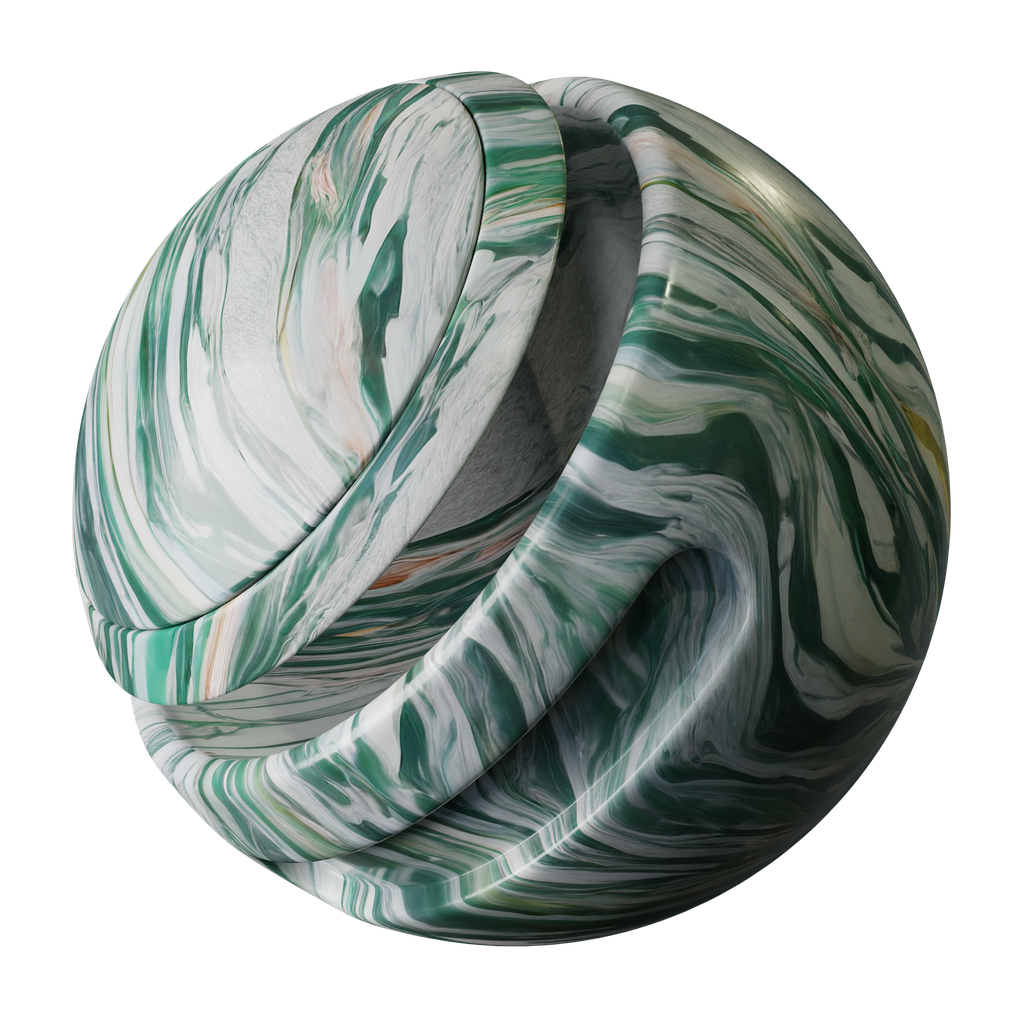 Multicolor green marble | FREE marble materials | BlenderKit