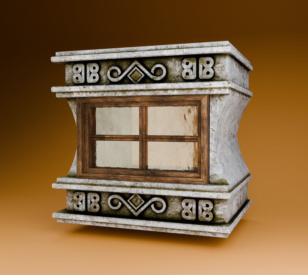Classic window | Windows models | BlenderKit