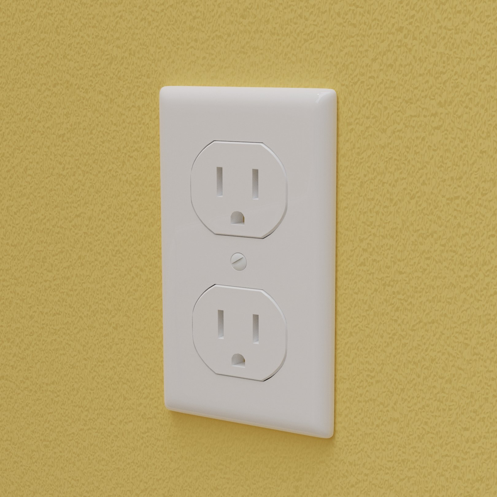 Electrical Outlet - US | Miscellaneous models | BlenderKit